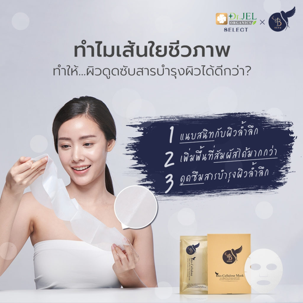 BERU Bio Cellulose Mask มาร์คแล้วจะชอบ พลิกฟื้นผิวฉบับเร่งด่วน